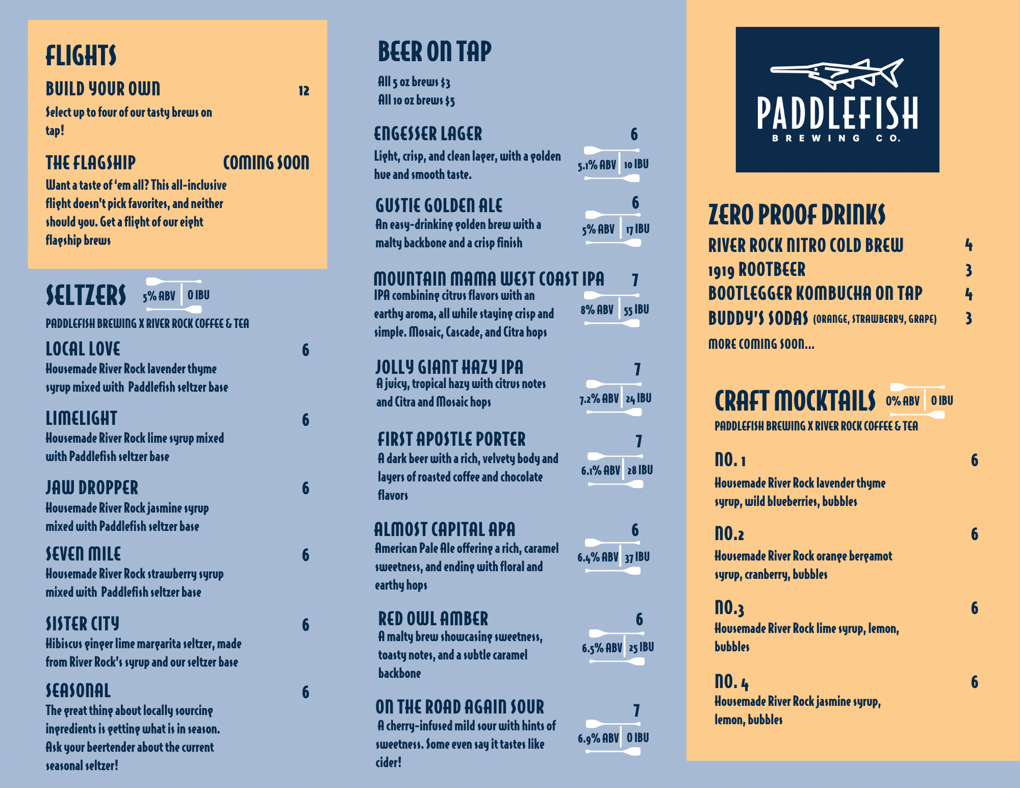 On Tap - Paddlefish Brewing Co.